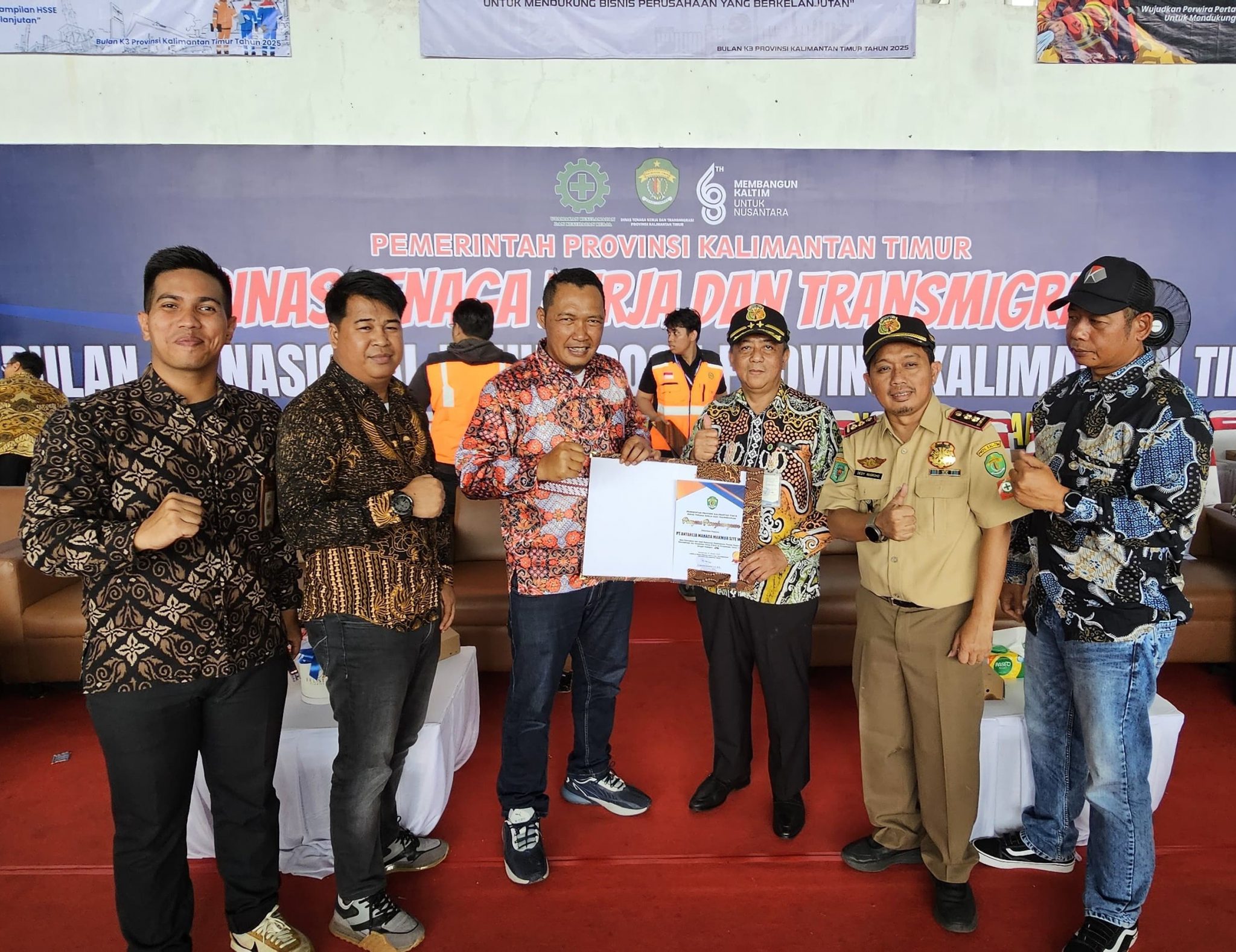 AMM Site MHU Raih Penghargaan K3 dari Pemprov Kaltim atas Kinerja ...